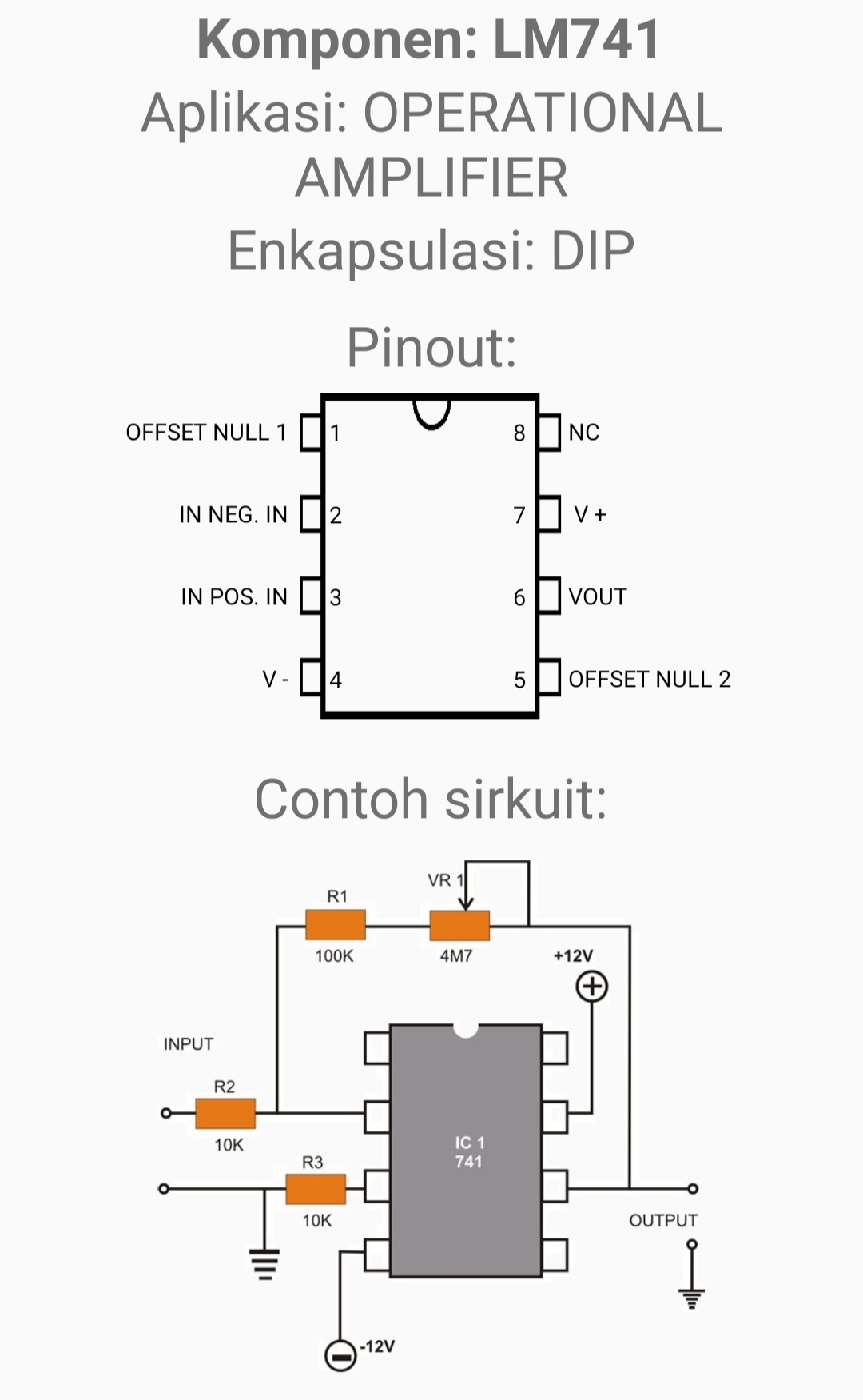 Skema Audio Mixer dengan IC LM 741 - Tutorial, Elektronika & Hoby